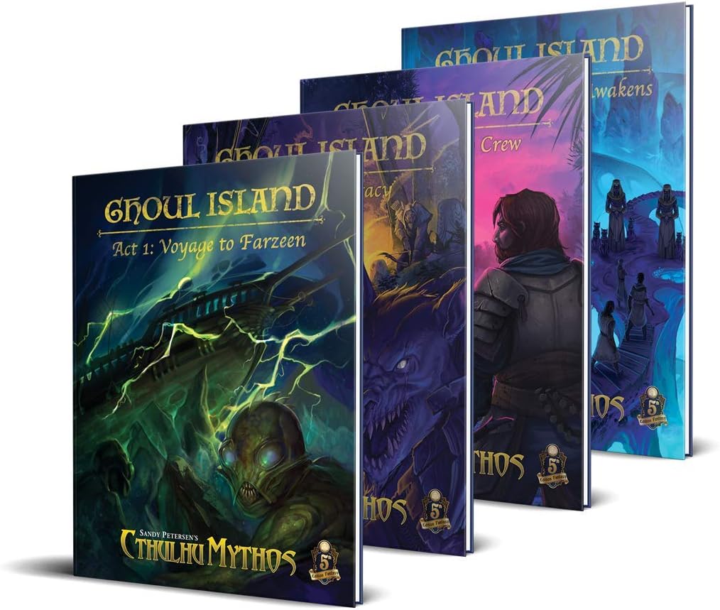 Amazon.com: Sandy Petersen's Cthulhu Mythos Ghoul Island Complete ...