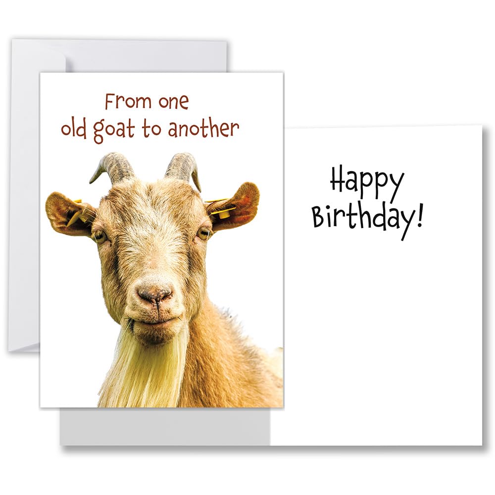 Happy Goat Memes Vreemde Verjaardag, Over The Hill, Old Goat Humor