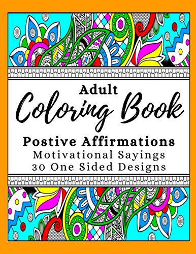 Amazon.com: Adult Coloring Book Positive Affirmations: Adult Coloring ...