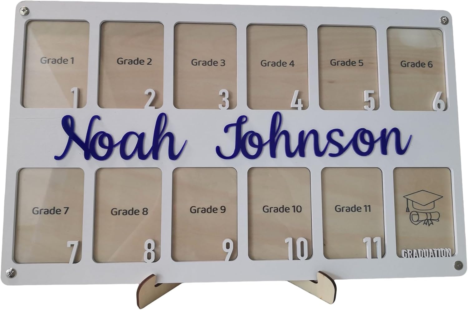 Amazon.com - Personalized School Years Photo Frame for Grades 1-12 ...