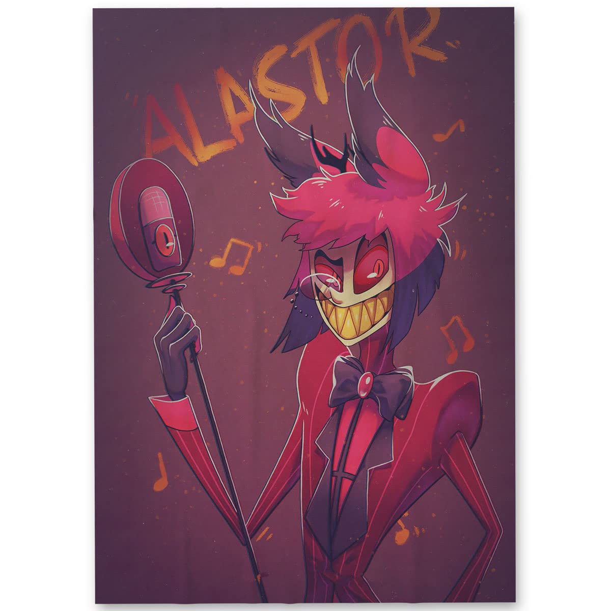 Buy Hazbin Hotel Merch Hazbin Hotel Alastor Vivziepop Resin-Coated ...