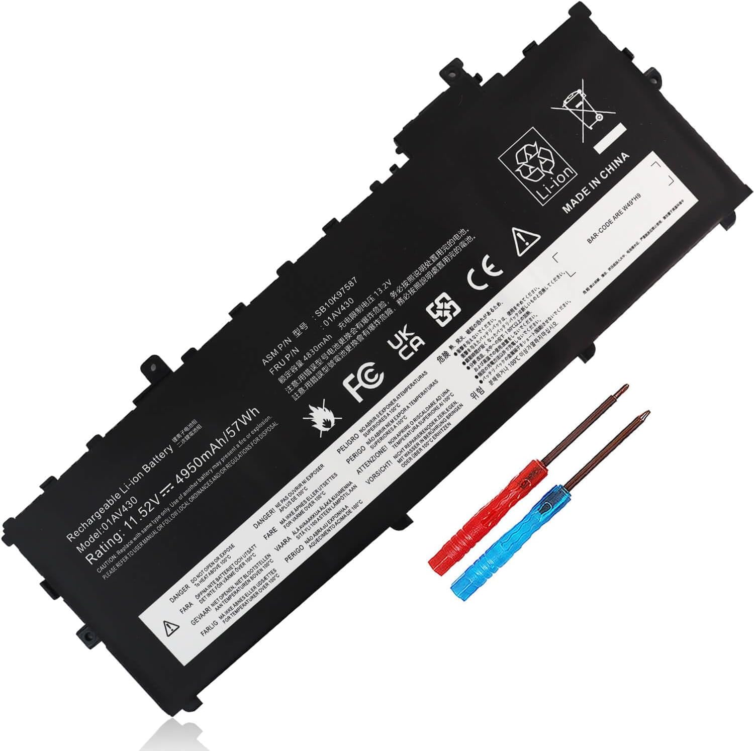 Amazon.com: RDSJ 01AV429 01AV430 01AV431 01AV494 Laptop Battery for ...