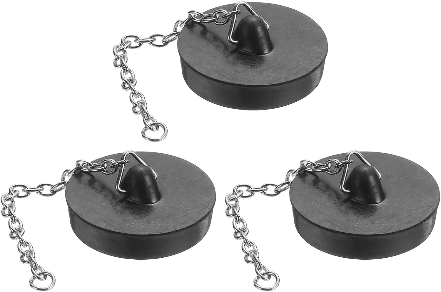 Amazon.com: uxcell 3Pcs 1.77" Bathtub Drain Stopper, Universal Rubber ...