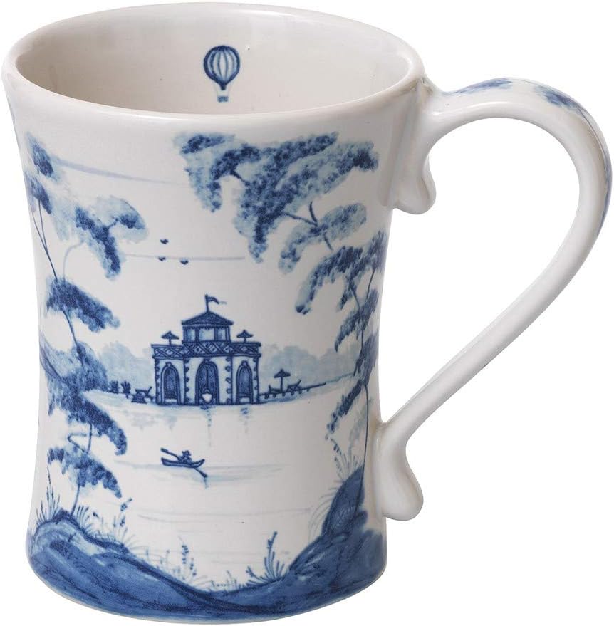 Amazon.com: White Mugs Dutch Ceramic Delft Tea Blue Cups House Birthday ...