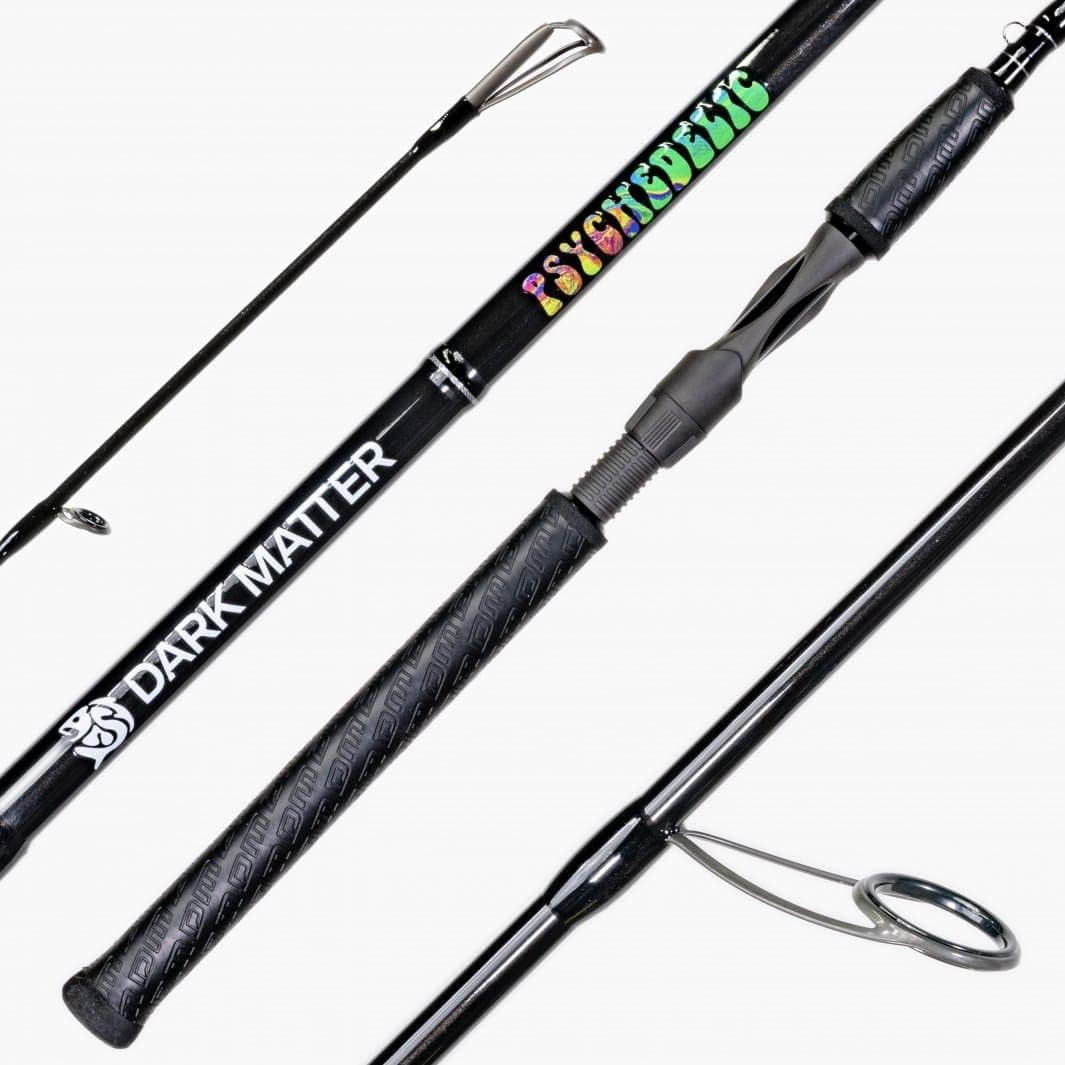 Amazon.com : Dark Matter Psychedelic Inshore 7 Foot Spinning Rods ...