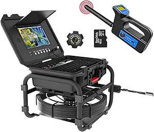 Amazon.com: Sewer Drain Camera with 512Hz Locator, Self-Leveling ...