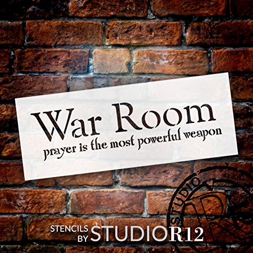 Studio R 12 War Room - Prayer - Word Stencil - 13" x 5" - STCL2076_1 ...