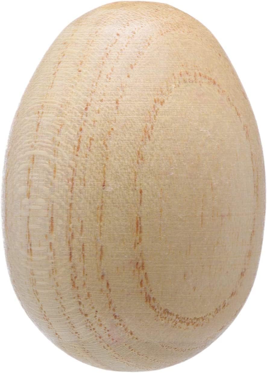 Amazon.com: Natural Wood Egg Shaker Musical Percussion Instrument ...