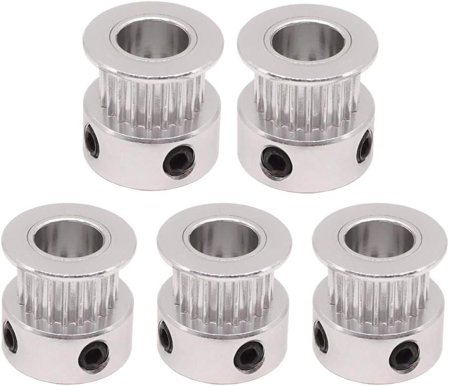 Amazon.co.jp: Saipor GT2-20歯 タイミングベルトプーリー アルミギアホイール 8mmボア 6mm幅 3Dプリンター用 (5個) : 産業・研究開発用品