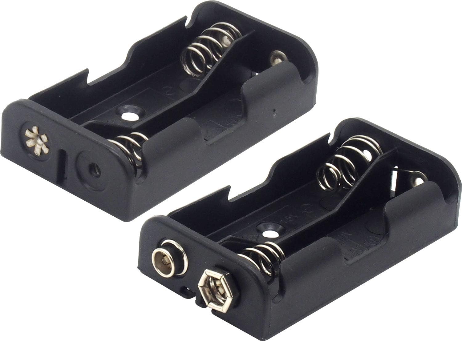 Amazon.co.jp: Audio Fan Battery Box AA Battery Case Battery Holder for ...