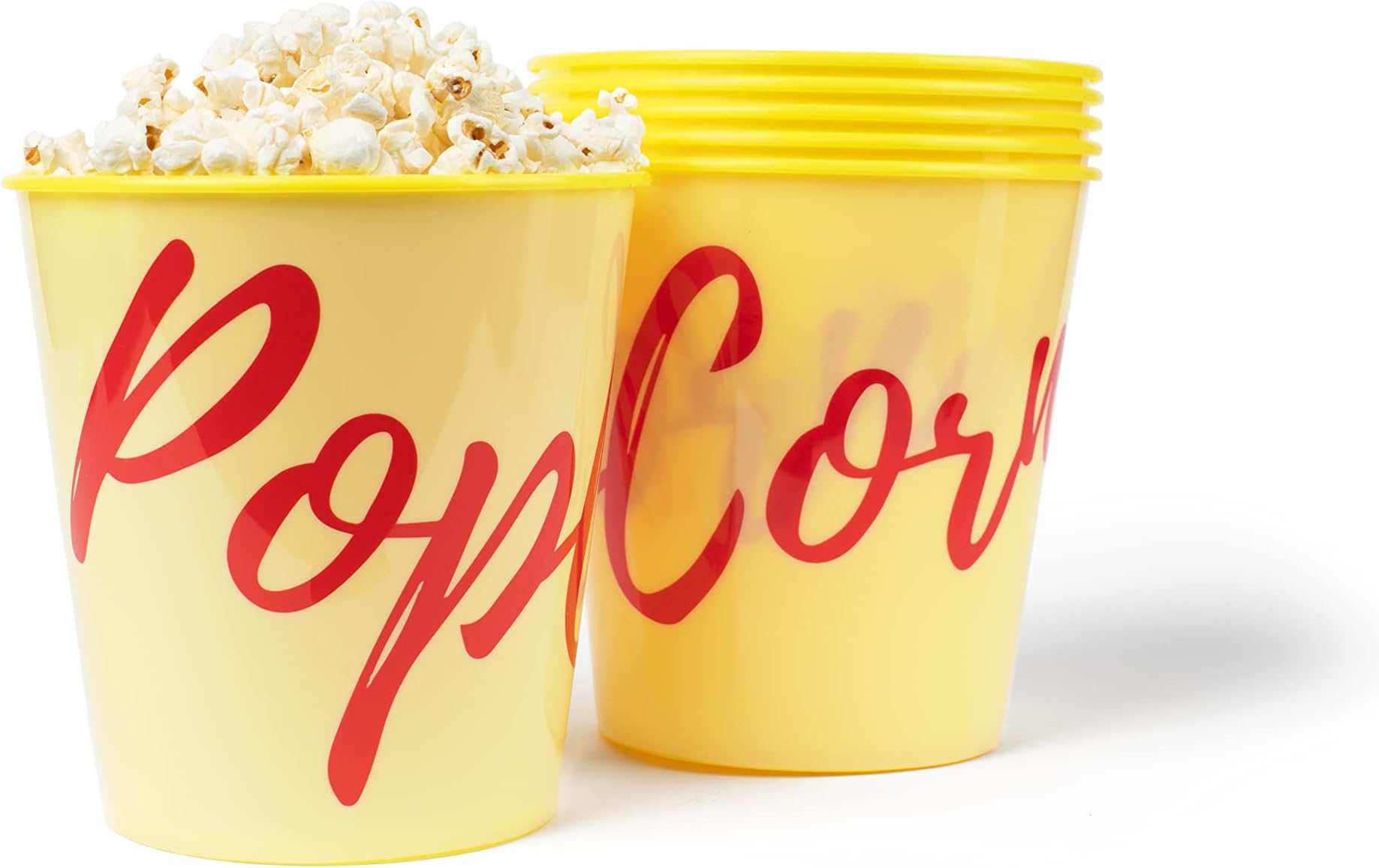 Amazon.com: CORE3 INTL Popcorn Bowl Set (6) for Movie Theater Night ...