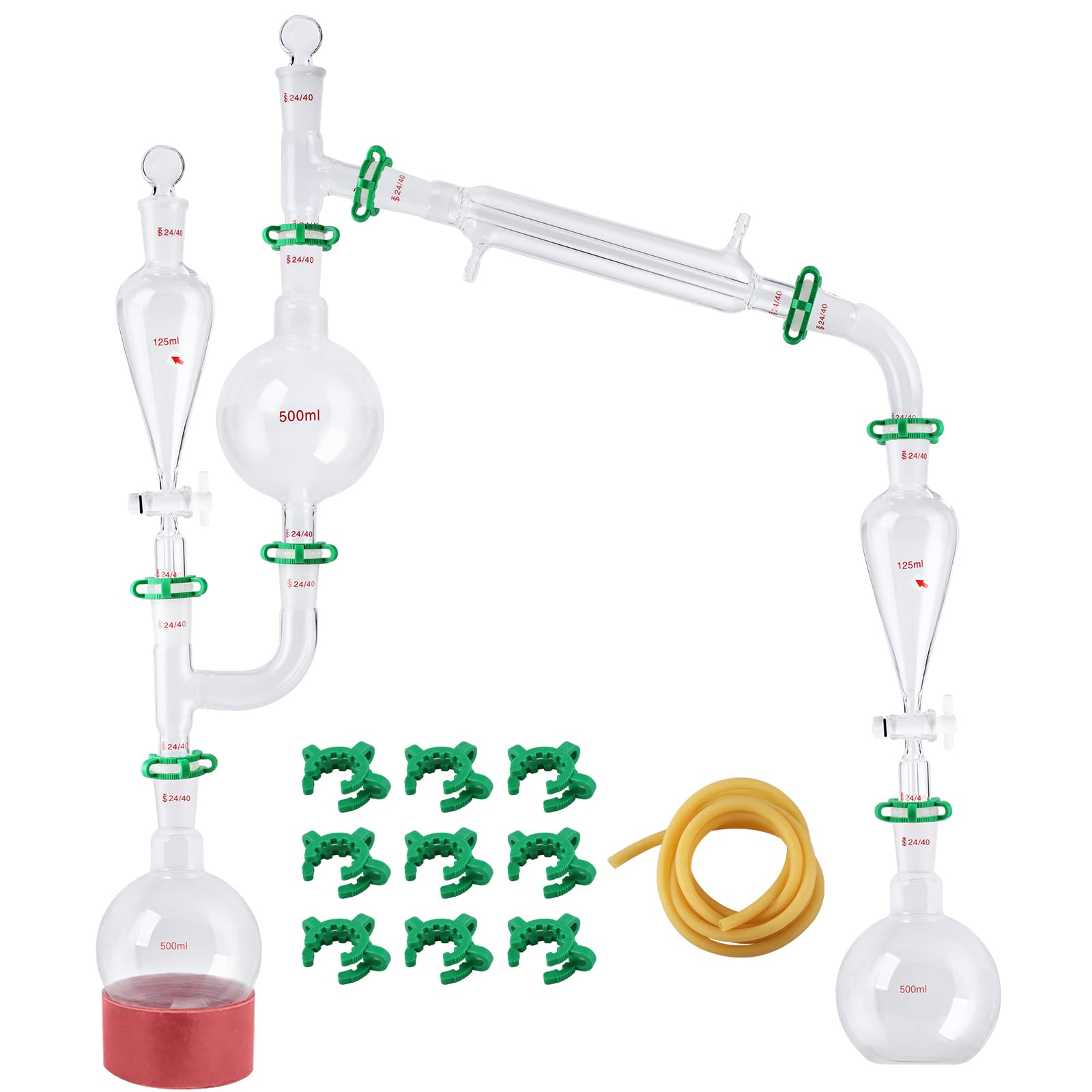 Snapklik.com : PRECIPETTE Laboratory Chemistry Glassware 22pcs, 500ml ...