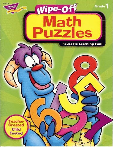 Wipe-Off Math Puzzles (Math Puzzles - Grade 1, Grade 1): Trend ...