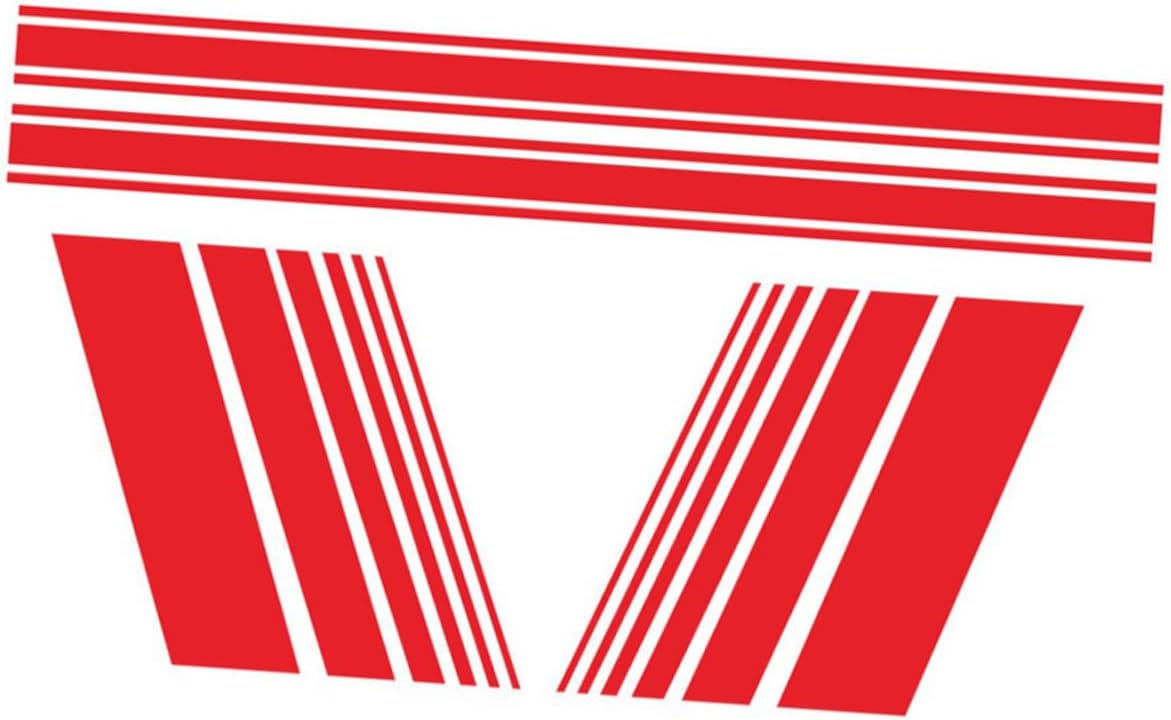 CHILDWEET 4pcs Striped Body Stickers Car Decals Bumper Stickers ...