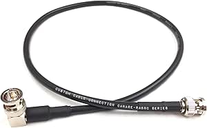 Amazon.com: 6 Foot HD-SDI RG59 BNC to Right Angle BNC 3GHZ Canare L-4CFB Cable (75 Ohm) by ...