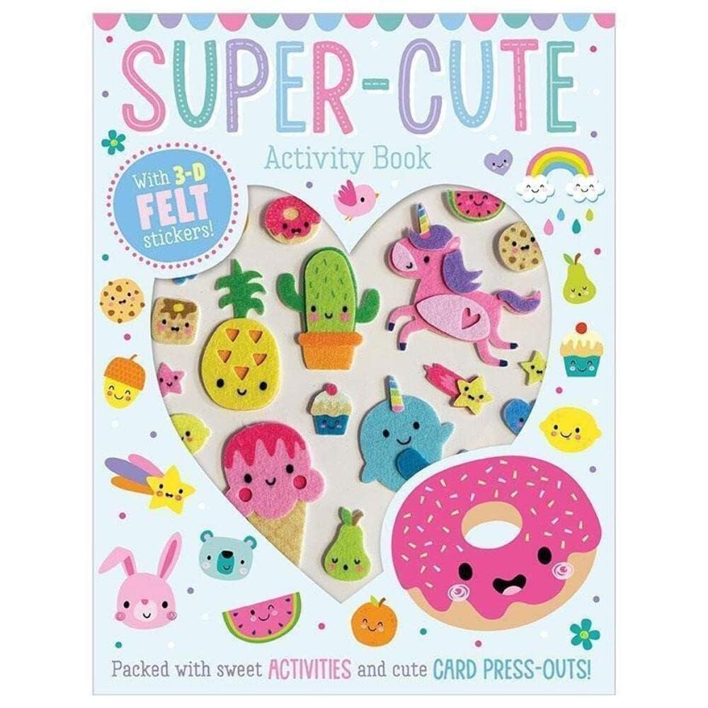 Super-Cute Felt Sticker Activity Book: Best, Elanor: 9781789474121 ...