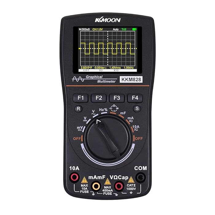 Buy Oscilloscope Multimeter 2 in 1, Kecheer 2.4 Inches Handheld ...