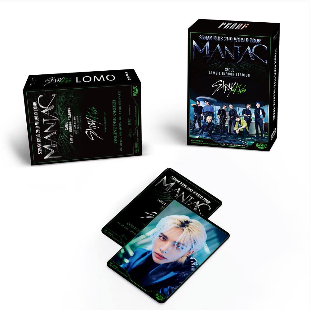 Buy Goodern 55Pcs Stray Kids Lomo Cards Stray Kids Album MANIAC Lomo ...