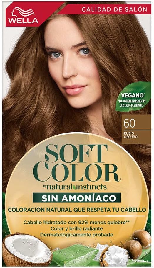 Soft Color Tinte Semi Permanente 60 Rubio Oscuro : Amazon.com.mx: Belleza