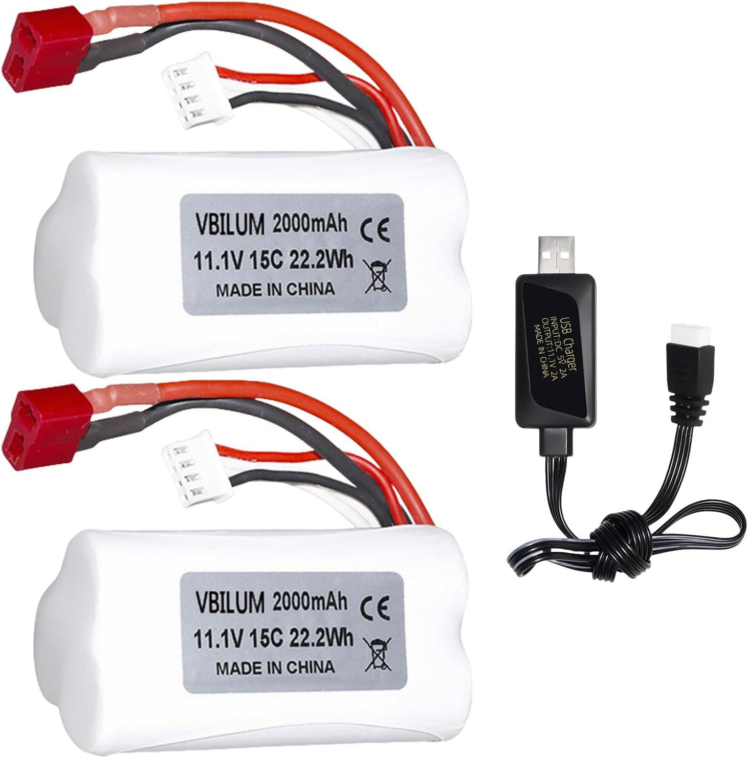 Amazon.com: URGENEX 11.1V 3000mAh Li-ion Battery for R608 Brushless RC ...