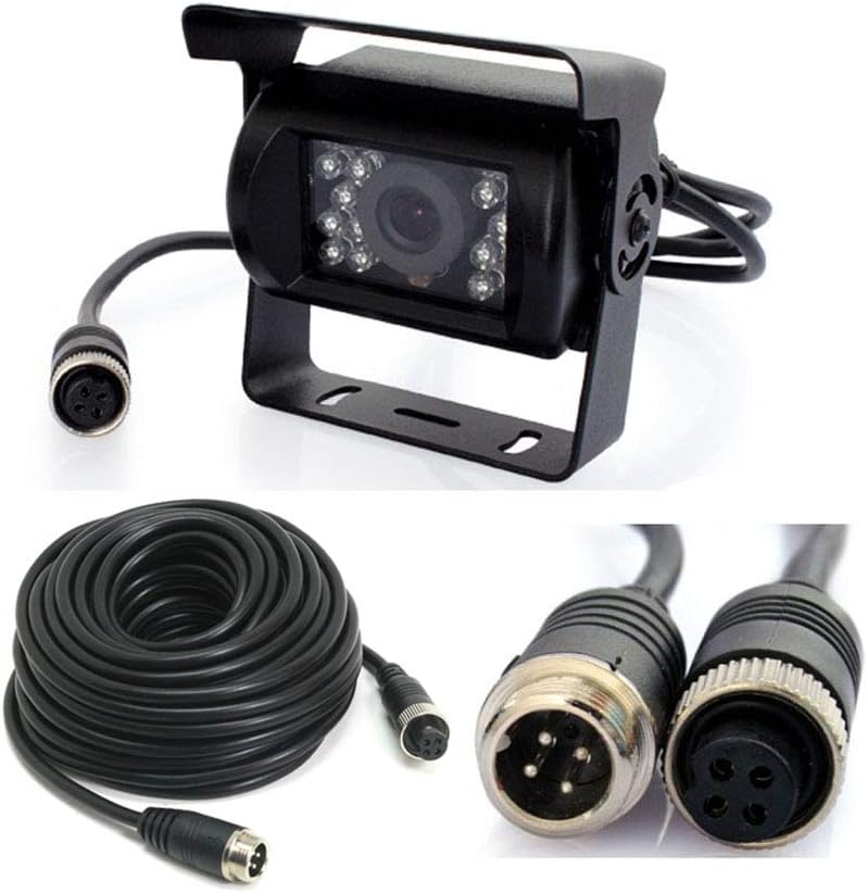 Amazon.com: 4Pin 18 LED IR Night Vision CCD Car Rear View Parking ...