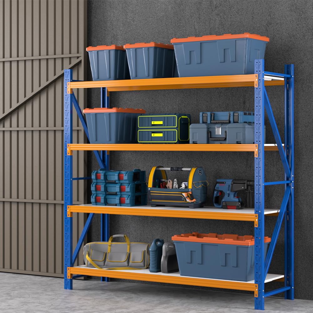 Giantz 2M x 2M Garage Shelving, Warehouse Racking System Rack Storage ...