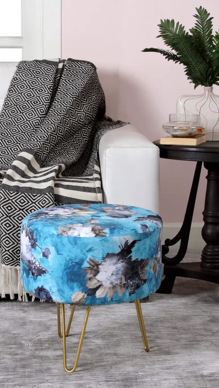 Interiors Spot Ottoman Pouffes Sitting Mudda Puffy Stool for Living ...