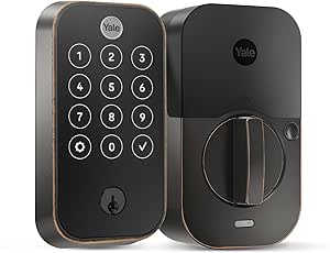 Yale Security Lock 2 Touch Deadbolt, Oil Rubbed Bronze Biometric ...