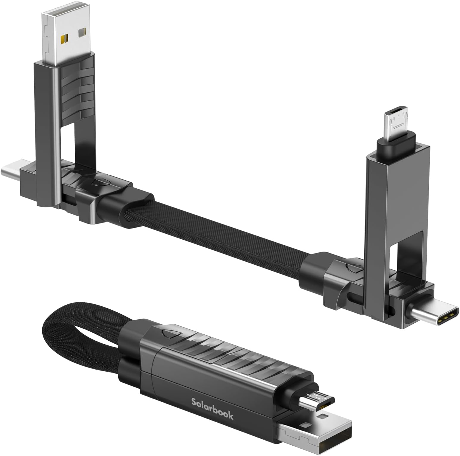 Amazon.com: PowerCord Go Micro-USB Cable Keychain - Charging Cable ...