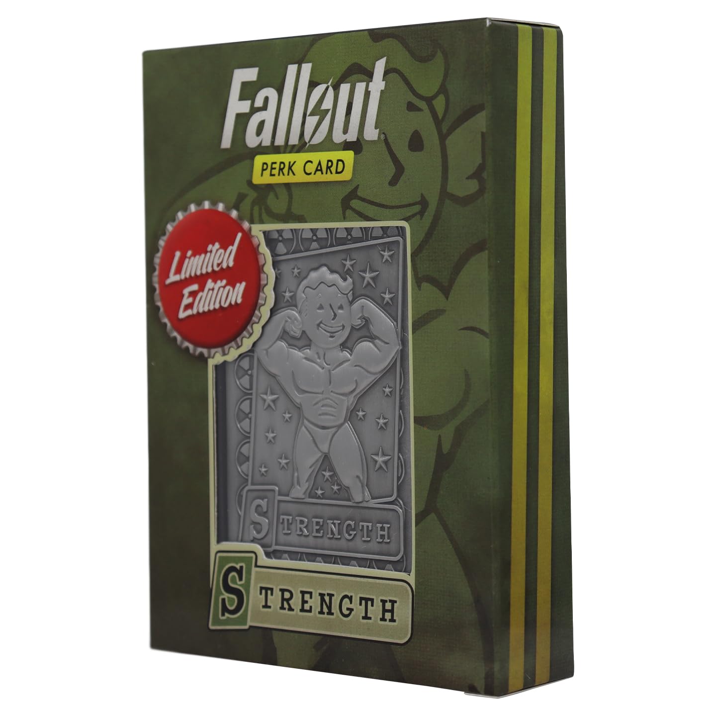 Official Fallout Limited Edition Metal"Strength" Collectible Perk Card ...