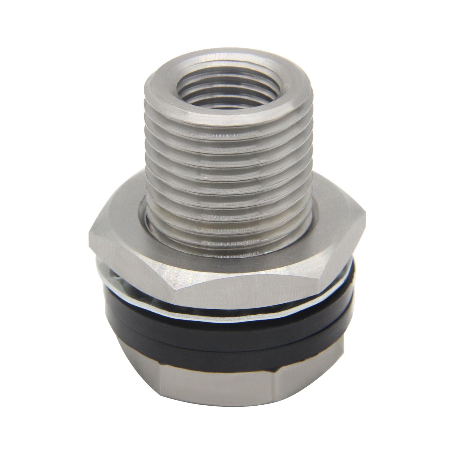 Stainless Steel Bulkhead Npt Fittings Bulkhead 1 / 2" NPT Thread