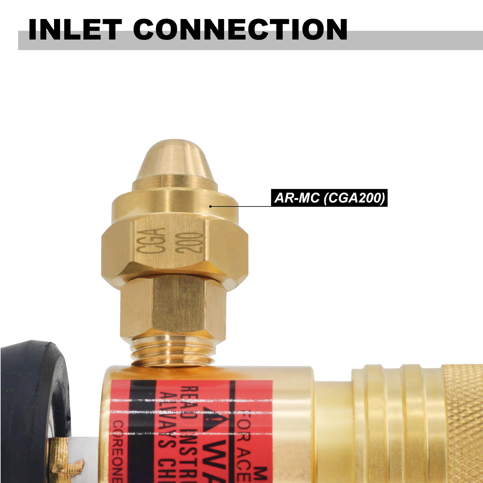 Snapklik.com : AR-MC CGA200 MC Tank Acetylene Regulator