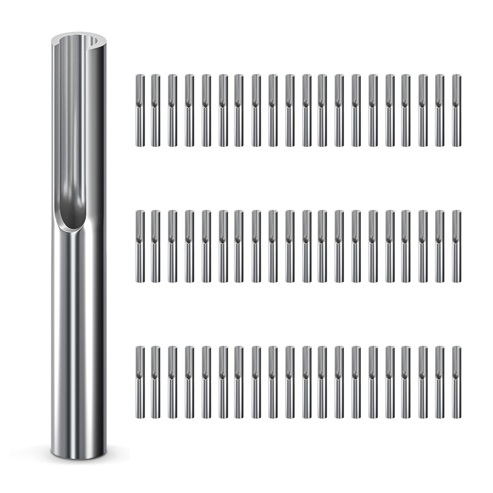 Snapklik.com : 60 Pack 316 Stainless Steel 1/8" Adjustable Invisible ...