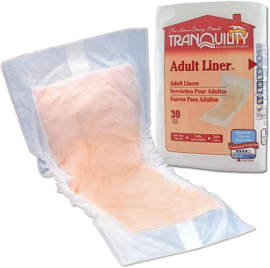 Amazon.com: Tranquility Adult Liners (2078) Case/120 (4 Bags of 30) by ...