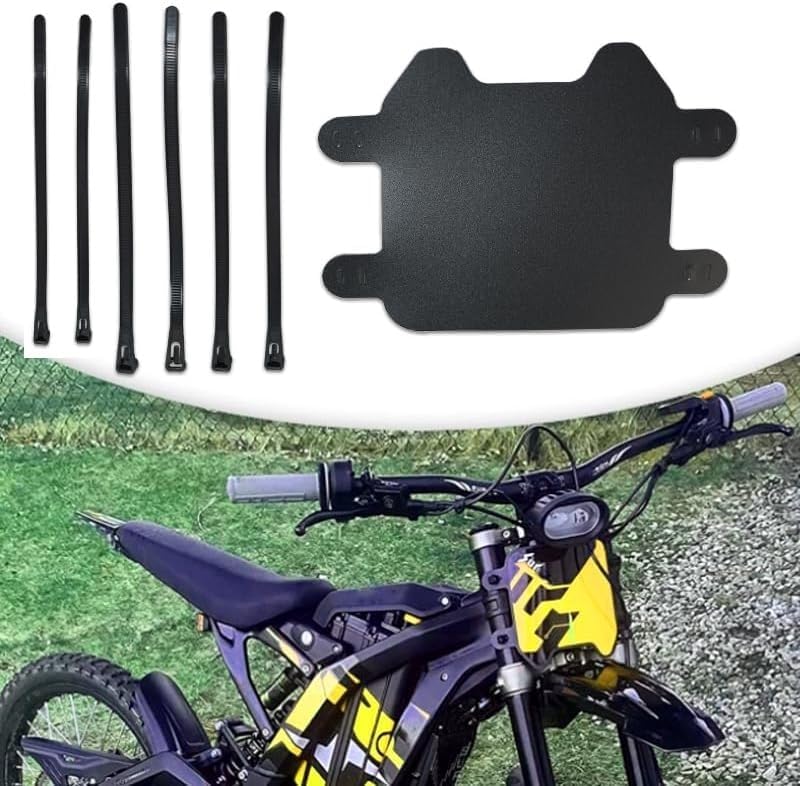 Amazon.com: Sur Ron Front Number Plate Electric Bike-Number Plate Motorcycle Plate ABS Plastic ...