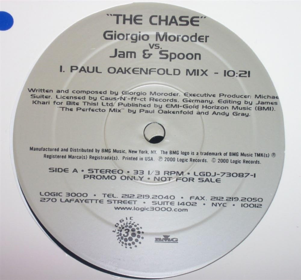 Chase (Vinyl): Giorgio Moroder, Jam & Spoon: Amazon.ca: Music