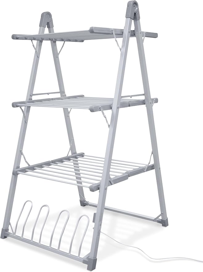 HomeRepublic Deluxe Maxi Plus Electric Air Dryer 3 Tier plus Shoes Rack ...
