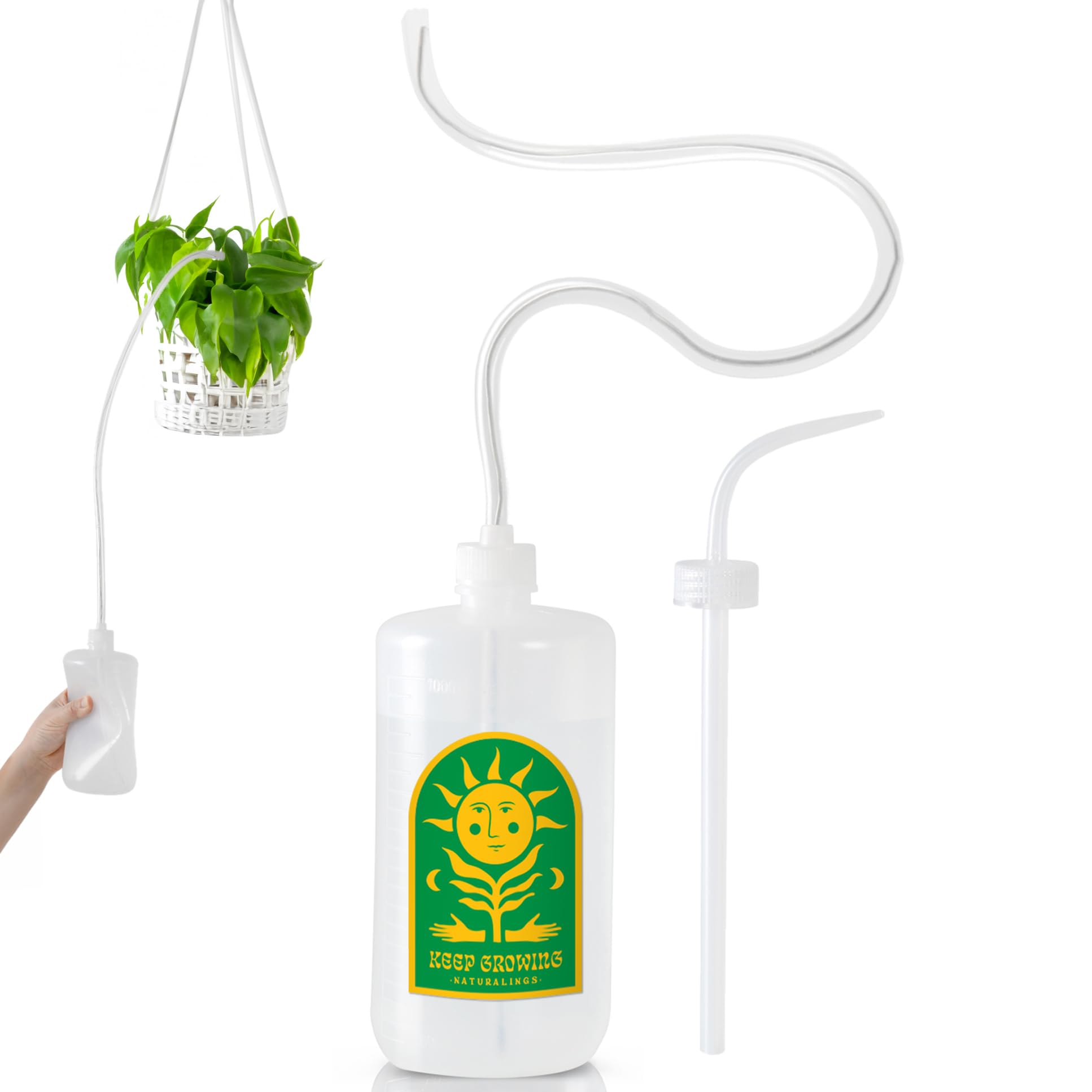 Amazon.com : Naturalings Hanging Plant Waterer with Long Spout - 2 ...