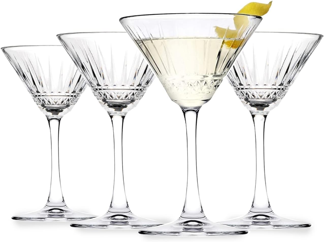 Amazon.com | the mask el turko Champagne Cocktail Saucers Glasses Set ...