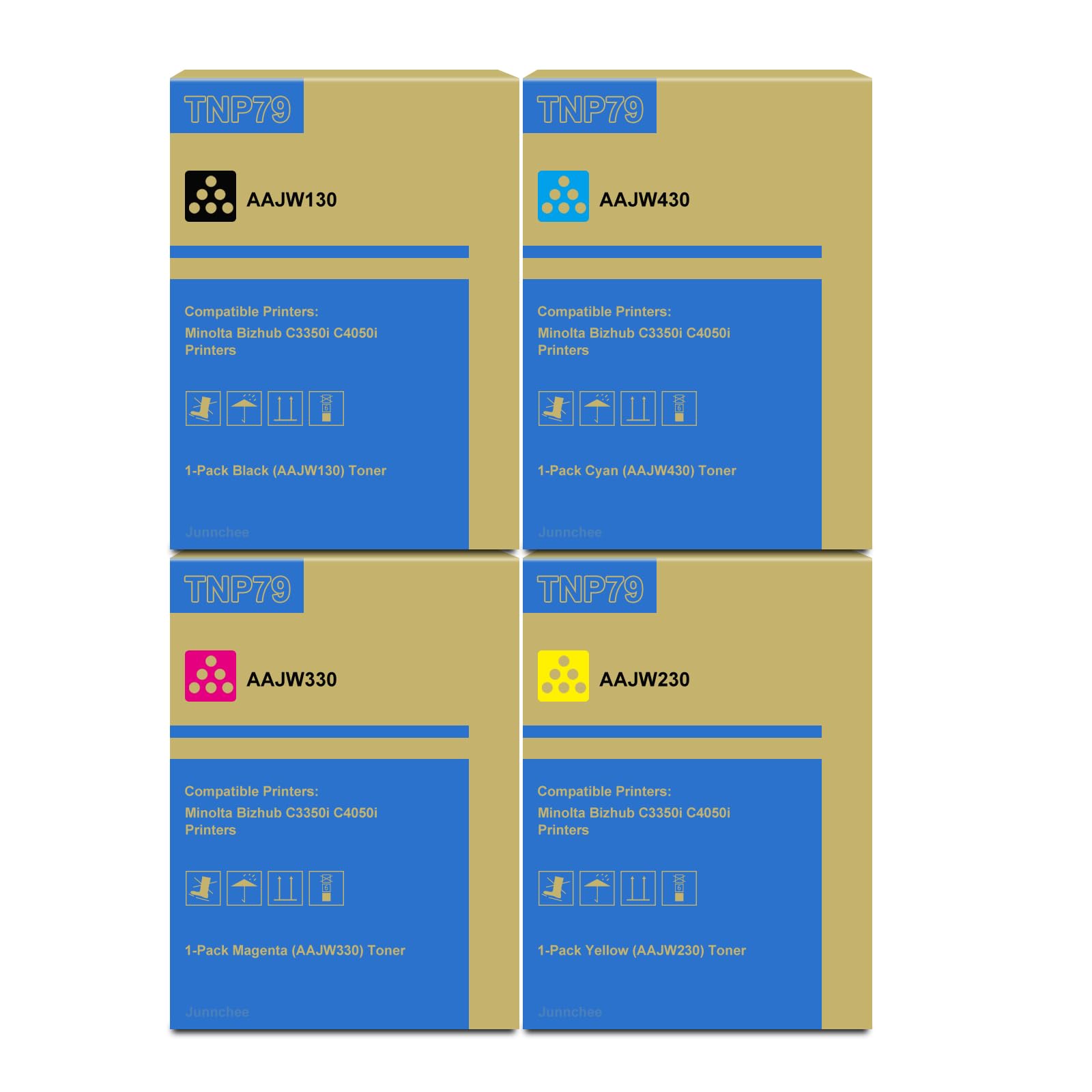 Amazon.com: Junnchee TNP79 Toner Cartridge Replacement for Konica ...