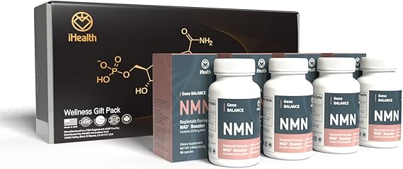 iHealth NMN Gene Balance Pack of 4 Bottles 60 caps 6000mg ea : Amazon.ca: Health & Personal Care