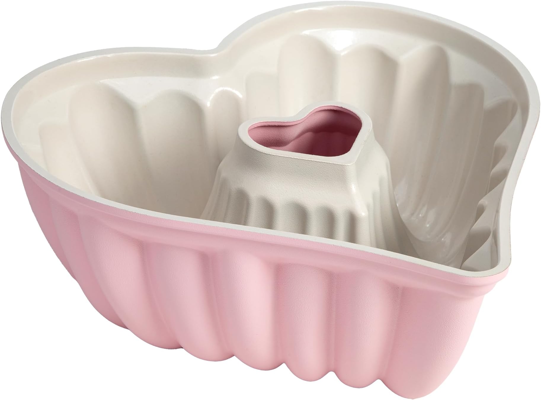 Amazon.com: Paris Hilton Heart Shaped Fluted Cake Pan, Cast Aluminum ...