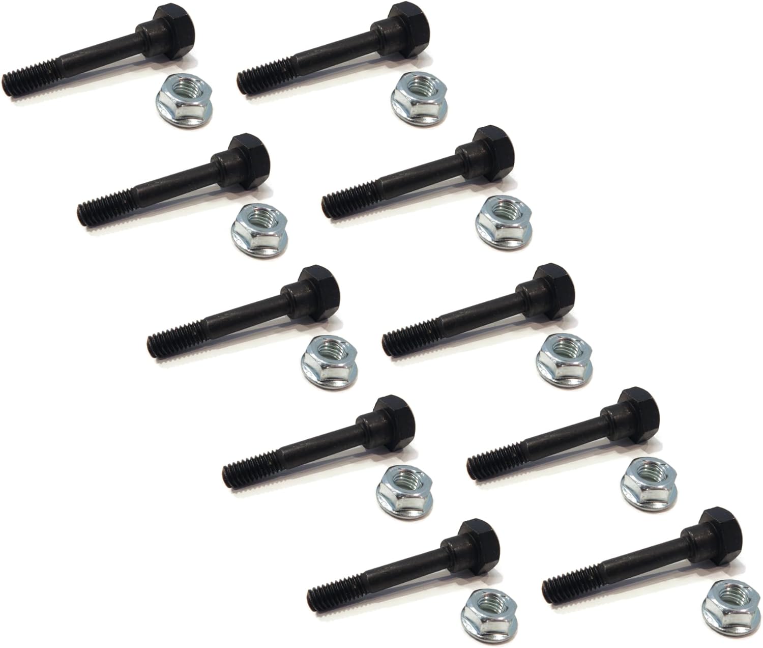 The ROP Shop | 10-Pack - Shear PINS & Bolts fits Honda HS1132 HS50 HS55 ...