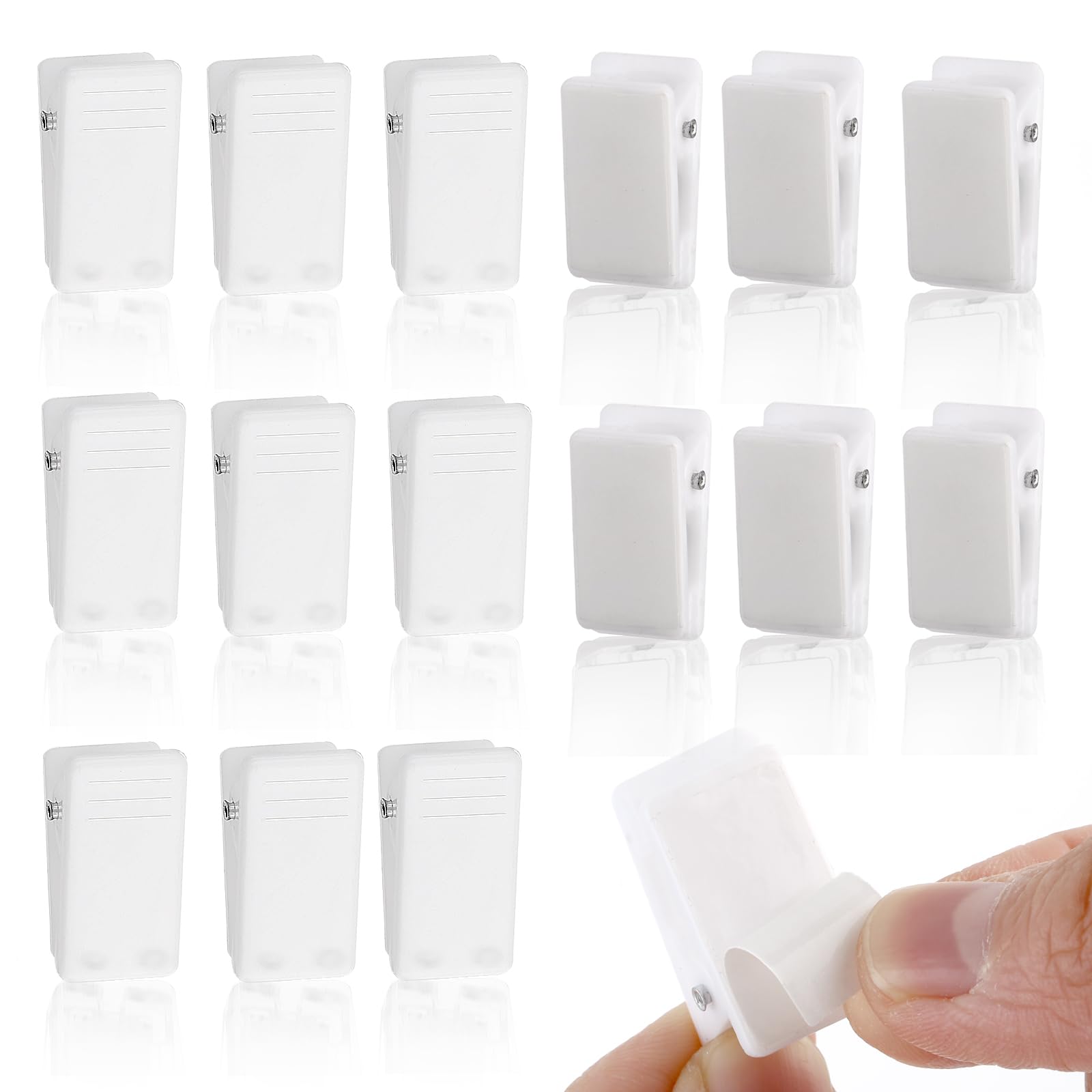 DSLSQD 15 Pieces Self Adhesive Clips, Wall Clips for Hanging Tapestry ...