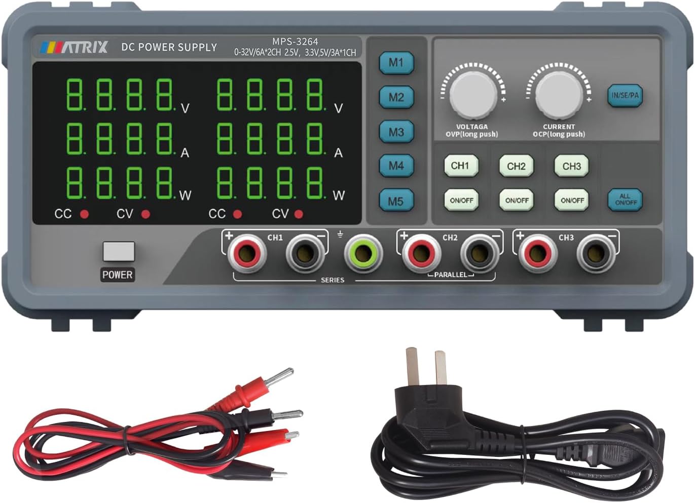 Amazon.com: MATRIX DC Power Supply Variable 32V 6A, Adjustable Multi ...