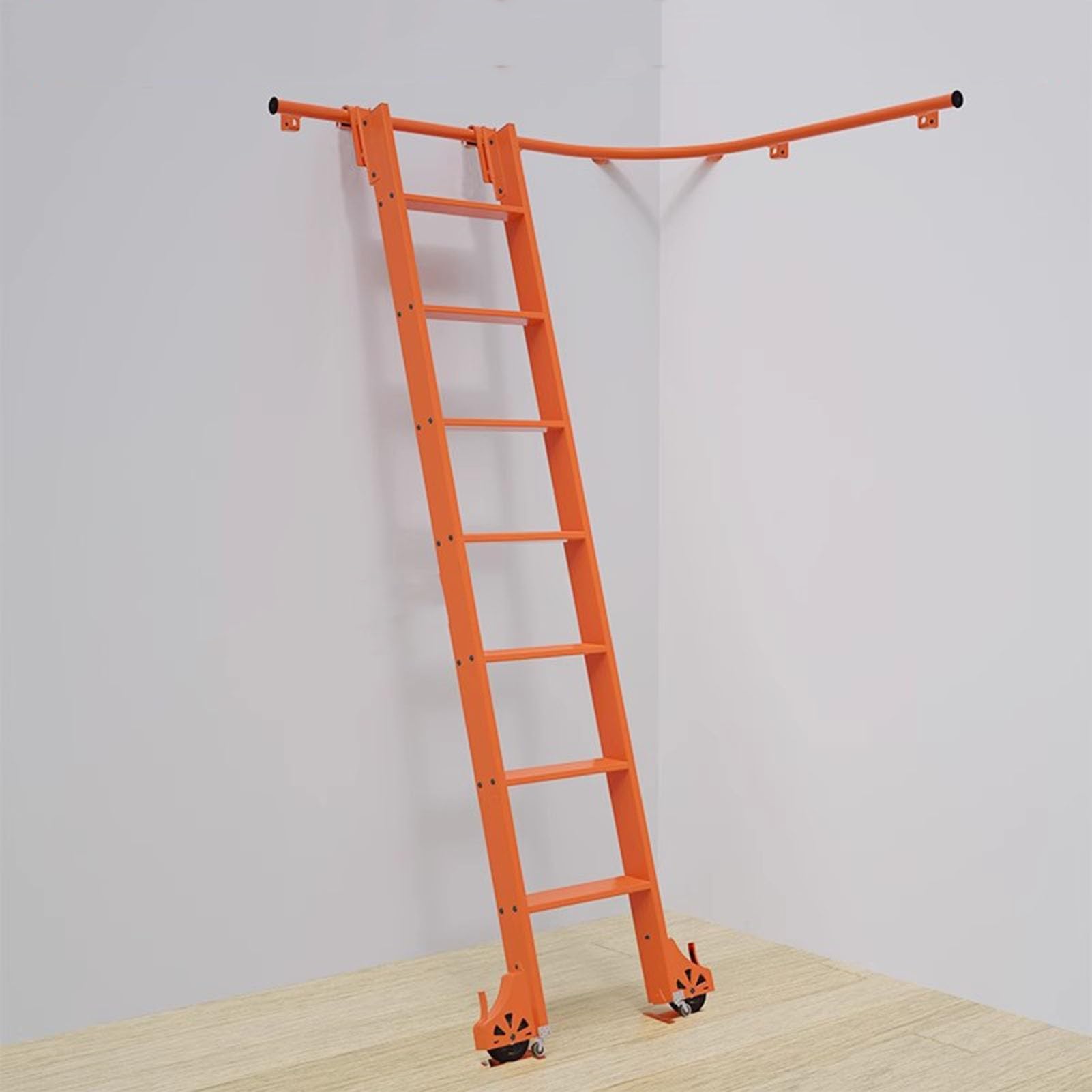 Metal Rolling Library Ladders Rolling Library Ladders For (Glide