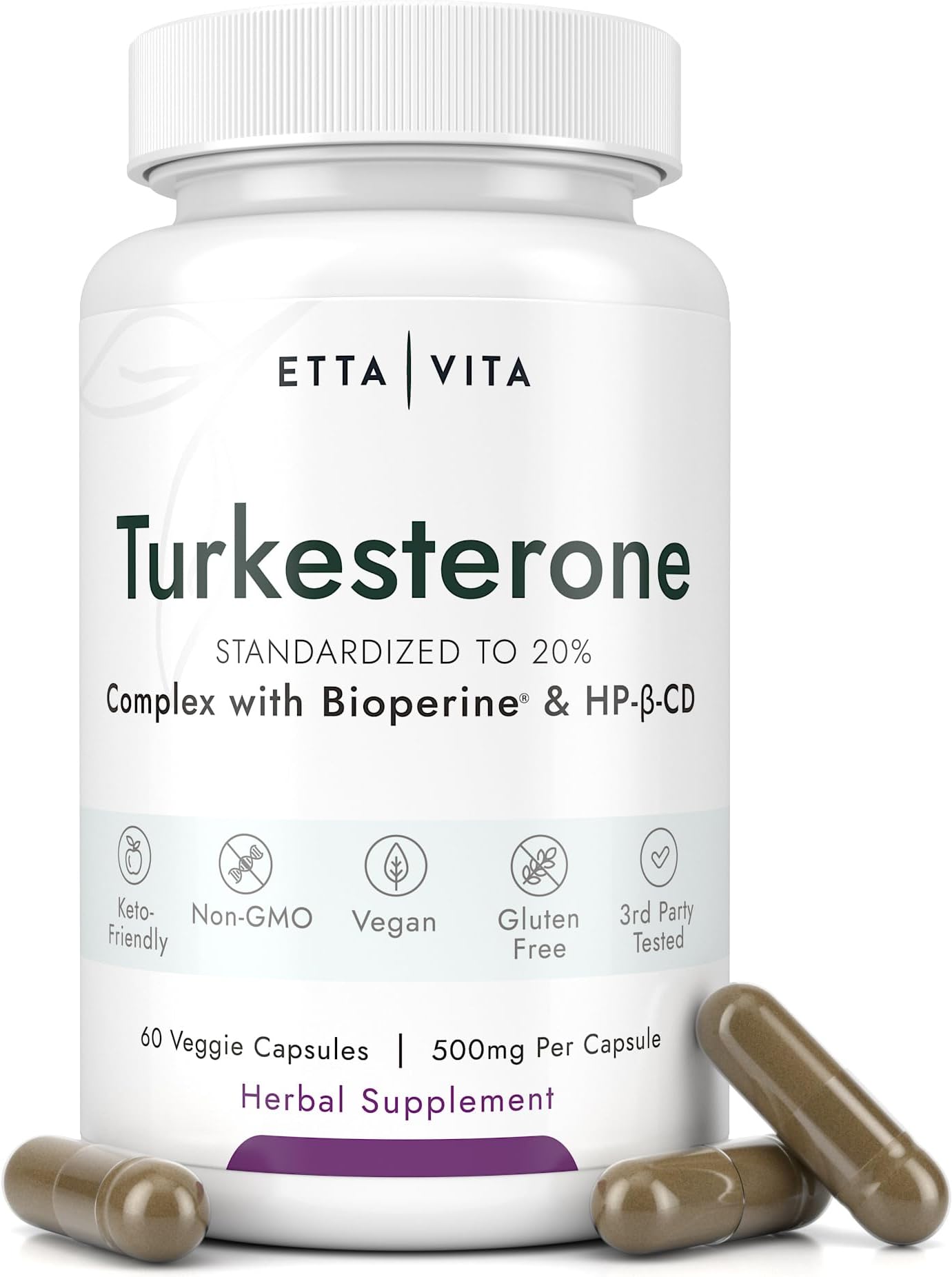 Amazon.com: Potent Turkesterone Supplement, 2X Pure (Made in USA - 3rd ...