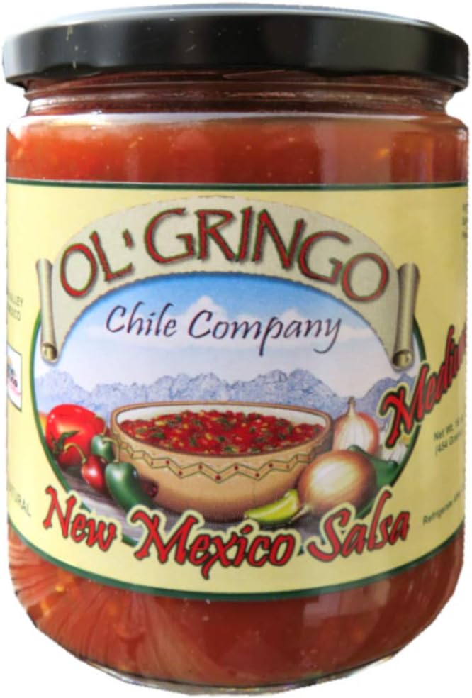 Amazon.com: Ol’ Gringo New Mexico Salsa 16oz Jar (Medium)