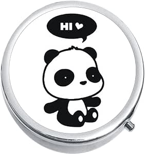 Amazon.com: Hi Panda Cute Medicine Vitamin Compact Pill Box : Health ...