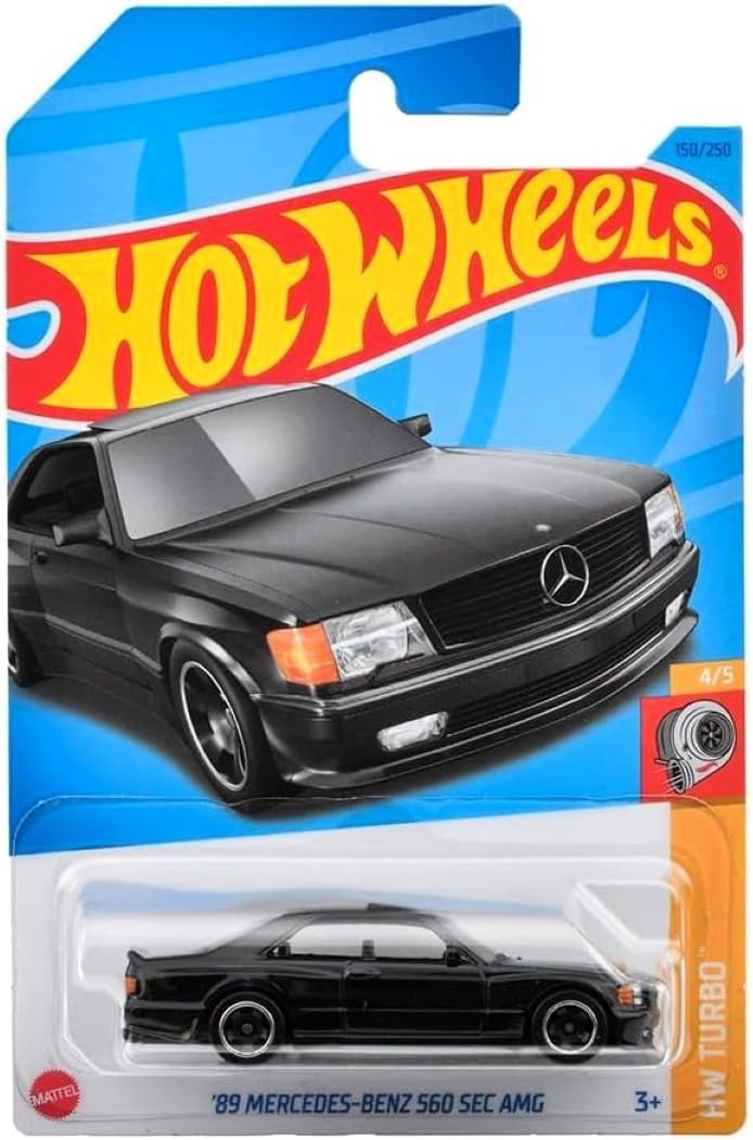 Amazon.com: Hot Wheels '89 Mercedes-Benz 560 SEC AMG (Black) 2023 HW ...
